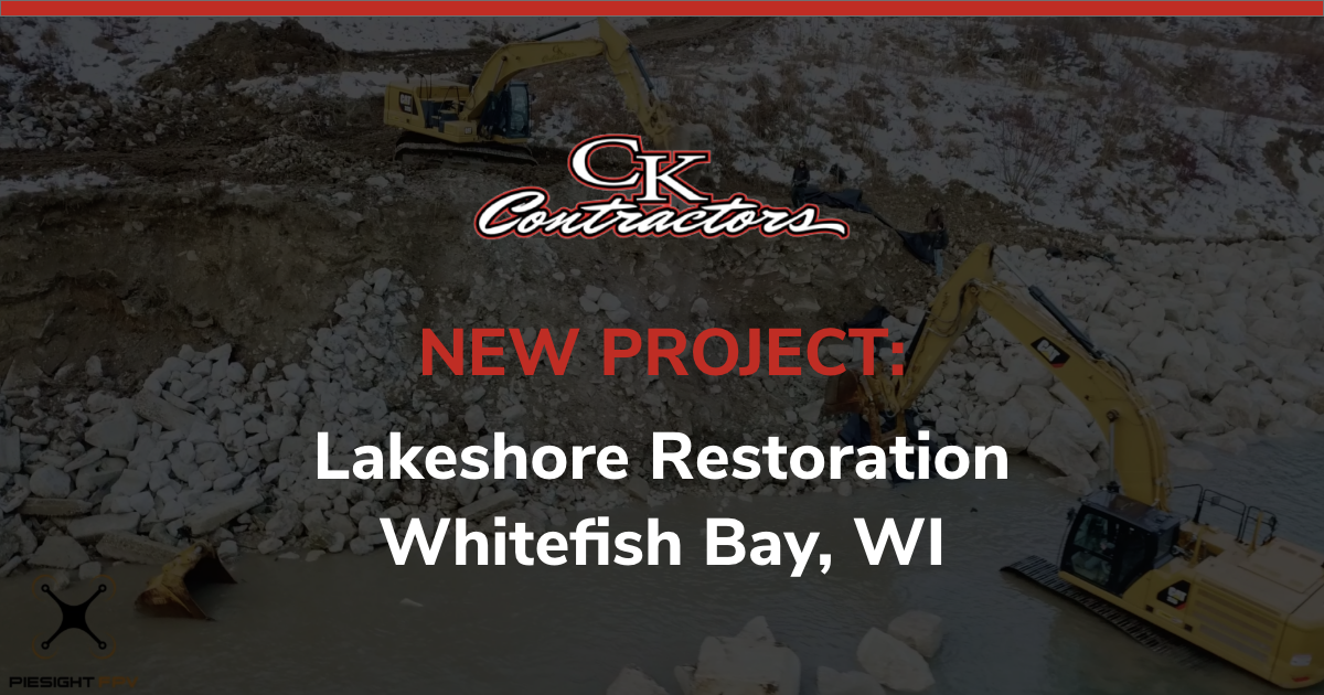 Lake Michigan Lakeshore Restoration in Whitefish Bay, WI | CK Contractors